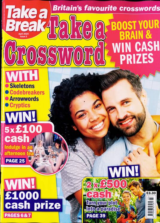 Take A Crossword Magazine Subscription | Buy at Newsstand.co.uk | Crossword