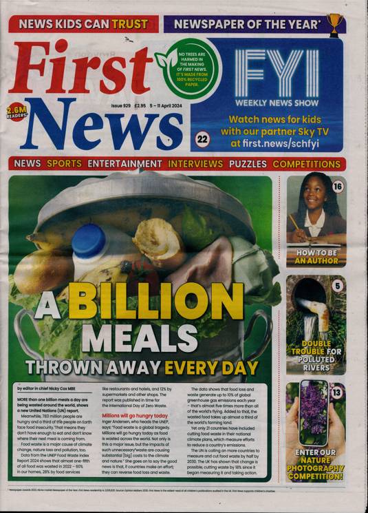 First News Magazine Subscription | Buy at Newsstand.co.uk | General