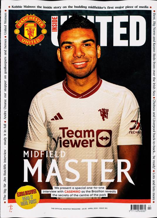 Inside United Magazine Subscription | Buy at Newsstand.co.uk | Football