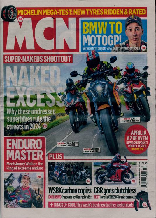 Motorcycle News Magazine Subscription | Buy at Newsstand.co.uk ...