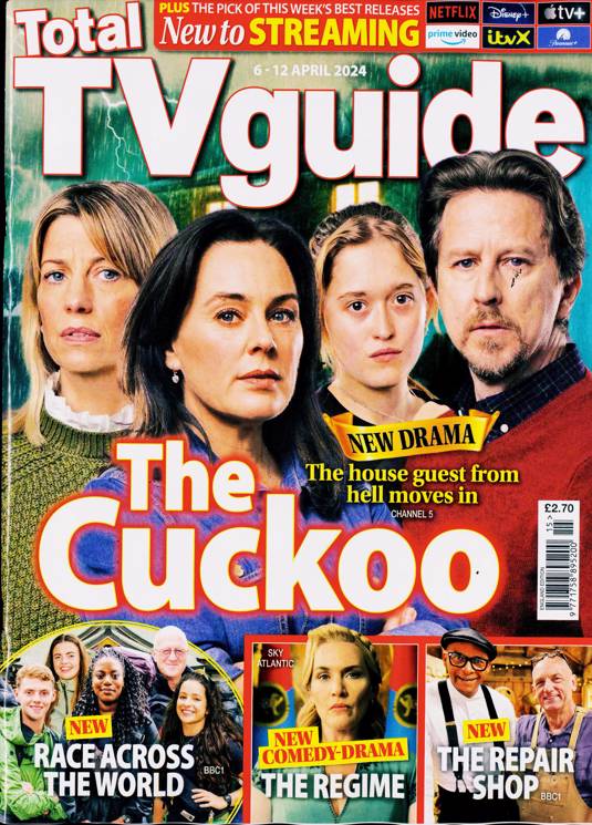 Total Tv Guide England Magazine Subscription | Buy at Newsstand.co.uk ...