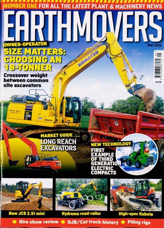 Earthmovers Magazine Subscription | Buy at Newsstand.co.uk | Construction