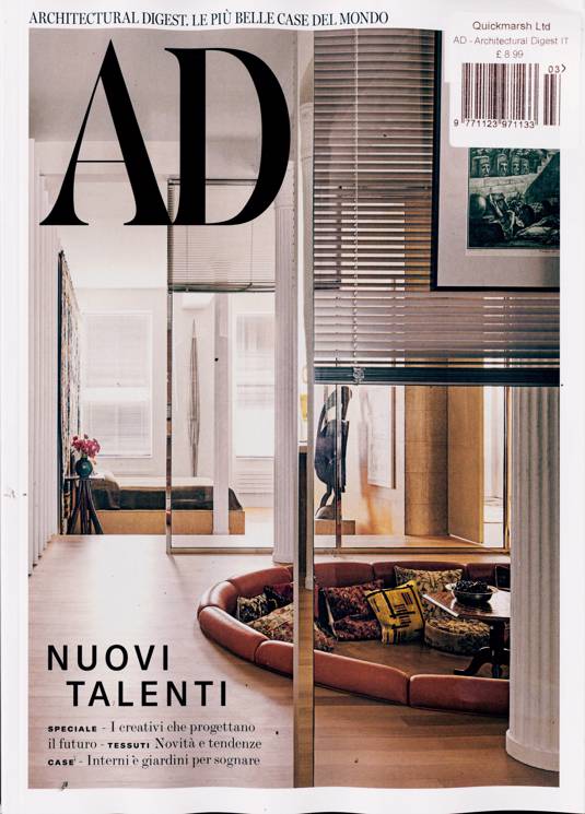 Architectural Digest Italian Magazine Subscription | Buy at Newsstand ...