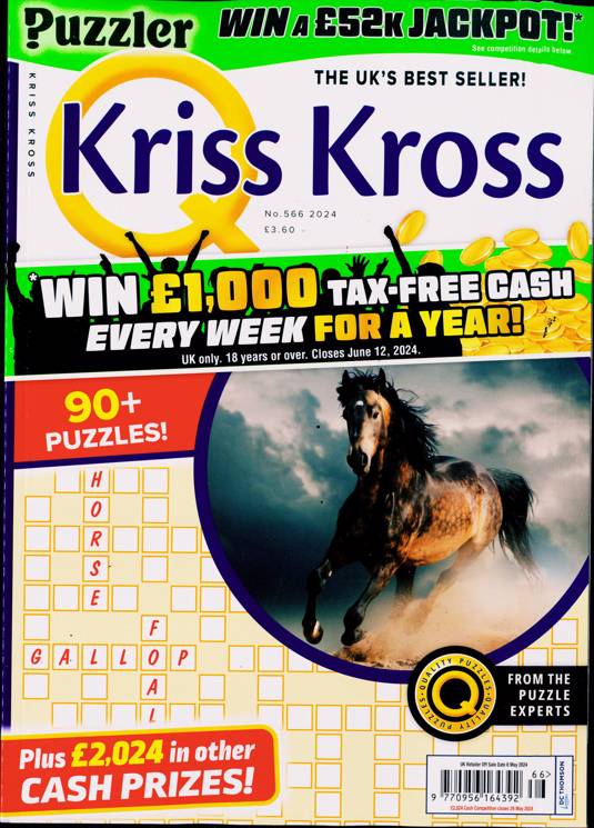 Puzzler Q Kriss Kross Magazine Subscription | Buy at Newsstand.co.uk ...