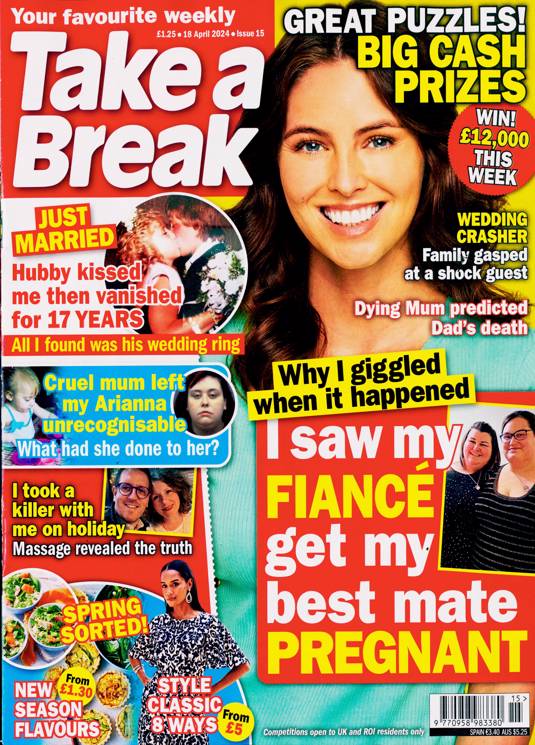 Take A Break Magazine Subscription | Buy at Newsstand.co.uk | Women's ...