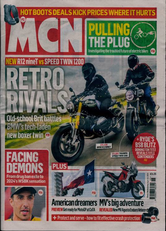 Motorcycle News Magazine Subscription | Buy at Newsstand.co.uk ...