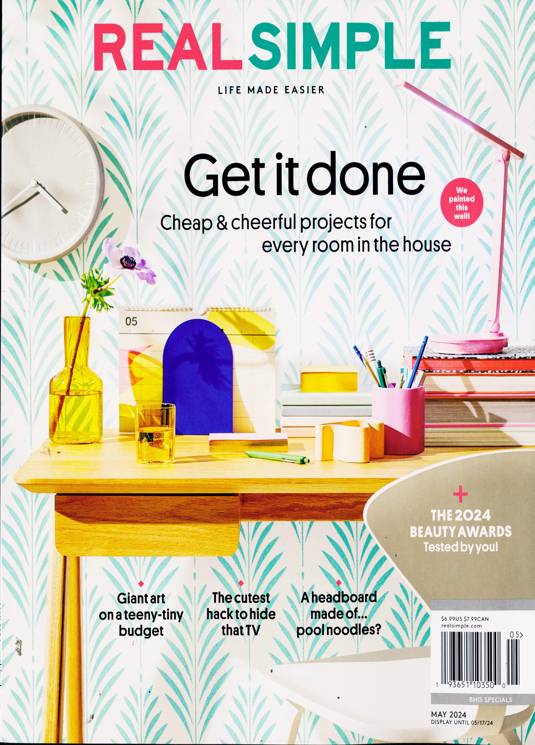 Real Simple Magazine Subscription | Buy at Newsstand.co.uk | Cooking & Food