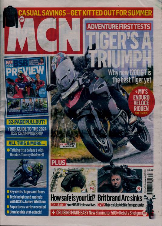 Motorcycle News Magazine Subscription | Buy at Newsstand.co.uk ...