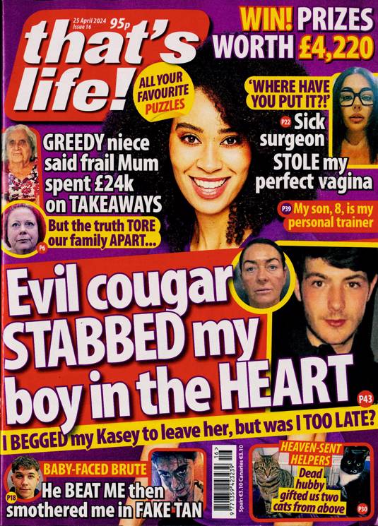 Thats Life Magazine Subscription | Buy at Newsstand.co.uk | Women's Weekly