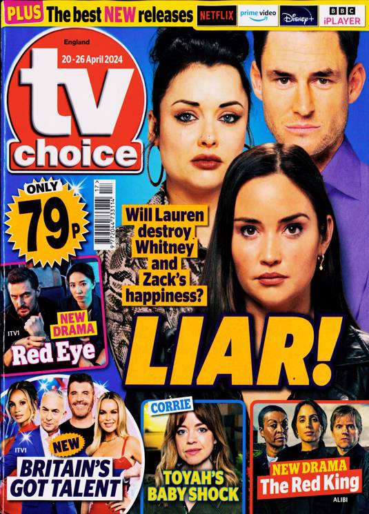 Tv Choice England Magazine Subscription | Buy at Newsstand.co.uk | TV ...