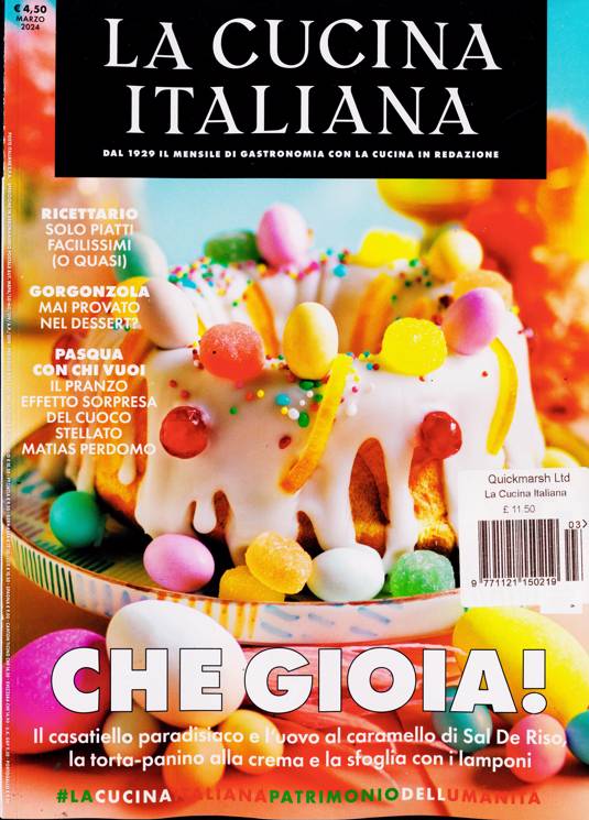 La Cucina Italiana Magazine Subscription | Buy at Newsstand.co.uk | Italian