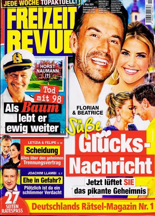 Freizeit Revue Magazine Subscription | Buy at Newsstand.co.uk | German