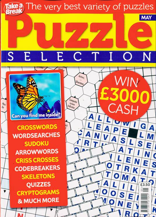 Take A Break Puzzle Selection Magazine Subscription | Buy at Newsstand ...