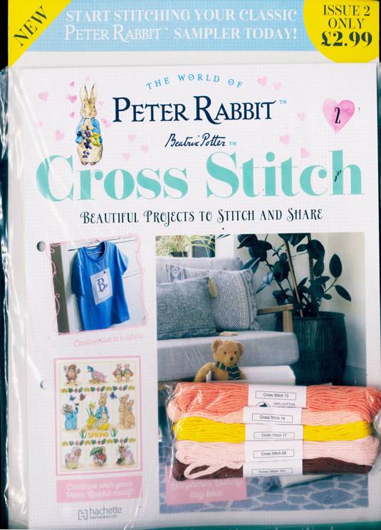 Peter Rabbit Cross Stitch Magazine Subscription | Buy at Newsstand.co ...