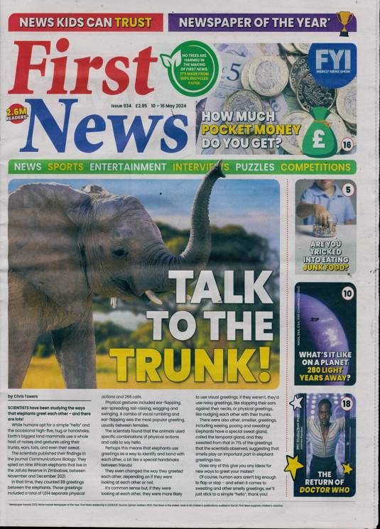 First News Magazine Subscription | Buy at Newsstand.co.uk | General