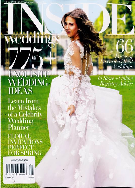 Inside Weddings Magazine Subscription | Buy at Newsstand.co.uk | Brides ...