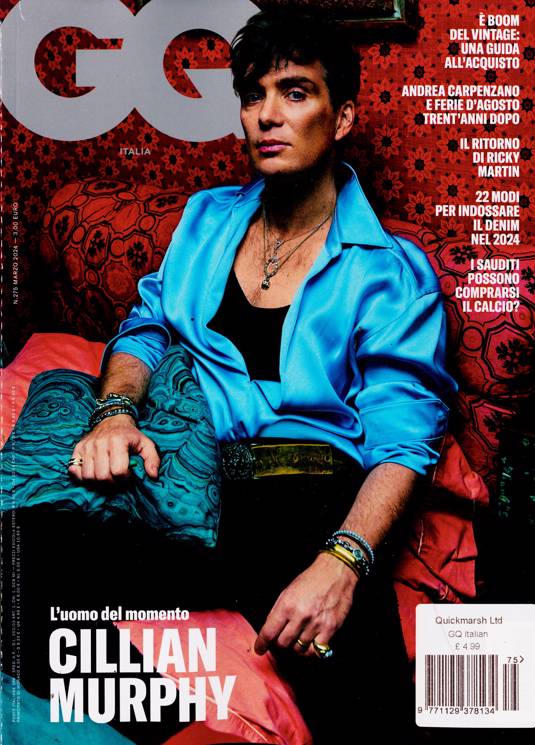 Gq Italian Magazine Subscription | Buy at Newsstand.co.uk | Italian