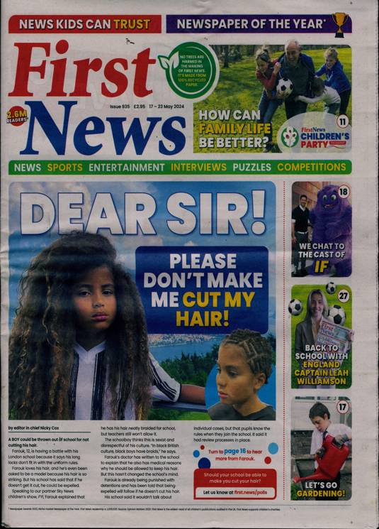 First News Magazine Subscription | Buy at Newsstand.co.uk | General
