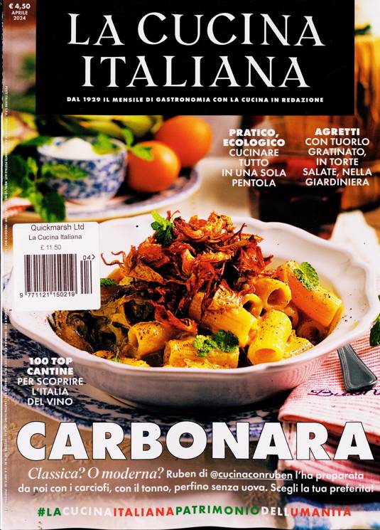 La Cucina Italiana Magazine Subscription | Buy at Newsstand.co.uk | Italian