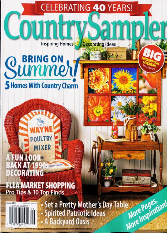 Country Sampler Magazine Subscription | Buy at Newsstand.co.uk | Home ...
