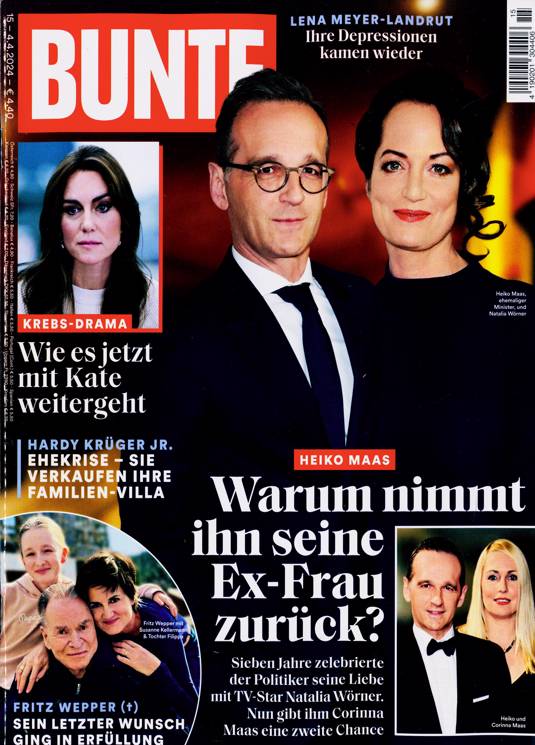 Bunte Illustrierte Magazine Subscription | Buy at Newsstand.co.uk | German