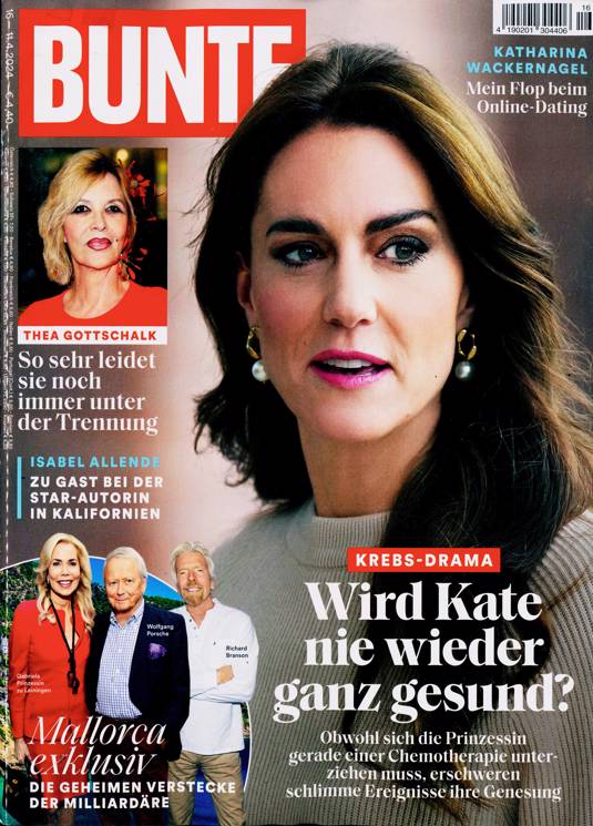 Bunte Illustrierte Magazine Subscription | Buy at Newsstand.co.uk | German