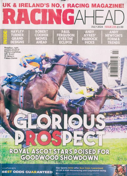 Racing Ahead Magazine Subscription | Buy at Newsstand.co.uk | Equestrian