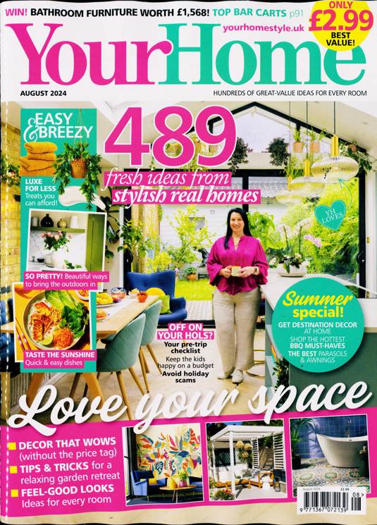 Your Home Magazine Subscription | Buy at Newsstand.co.uk | Home Interiors
